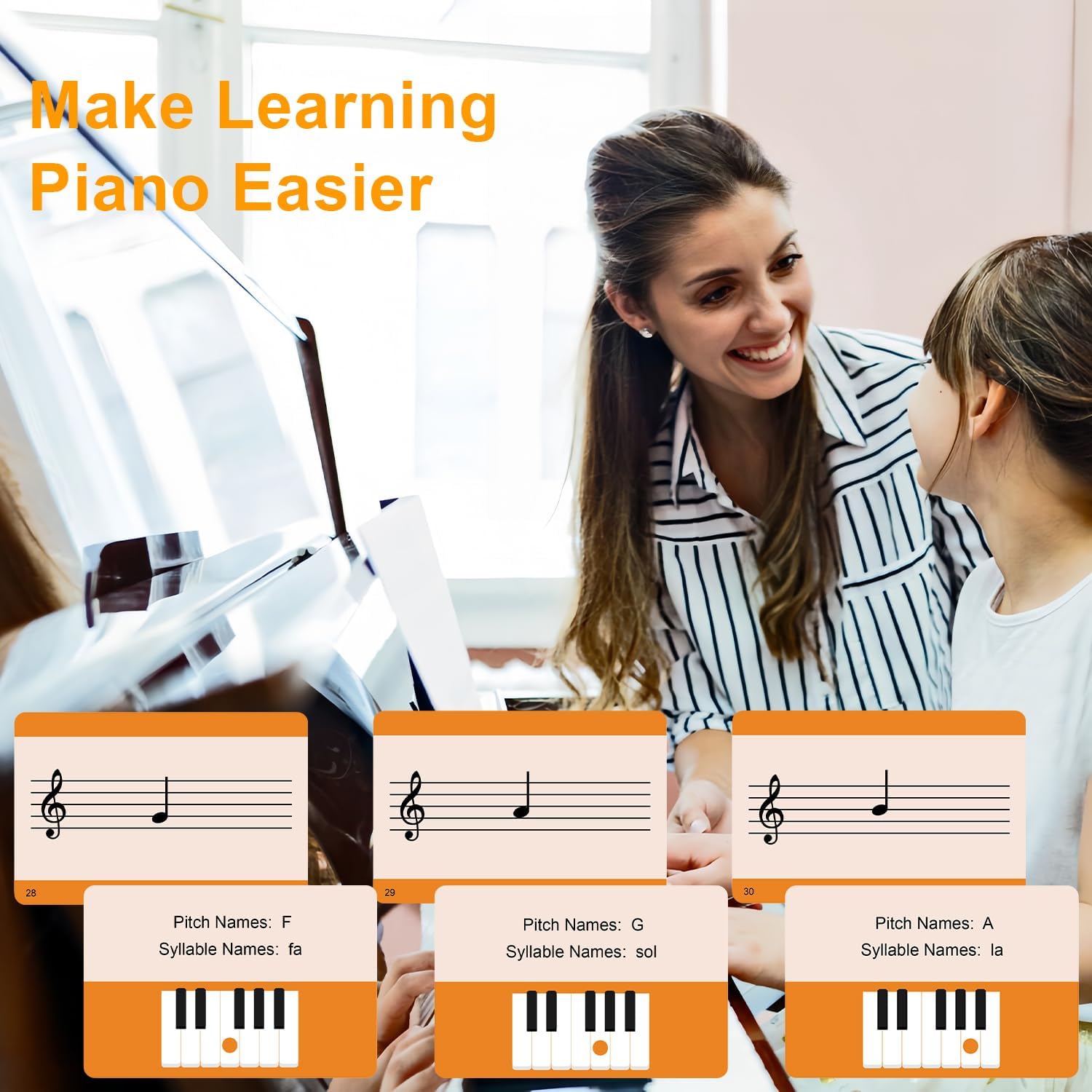 Music Flash Cards, 54 Piano Note Theory Flash Cards Philippines | Ubuy