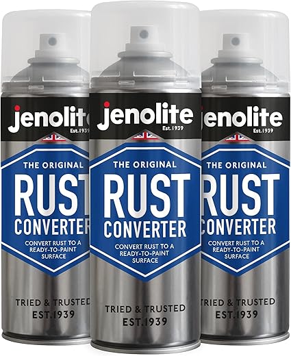 JENOLITE Rust Converter Spray | 3 x 400ml | RUST TREATMENT & RUST ...