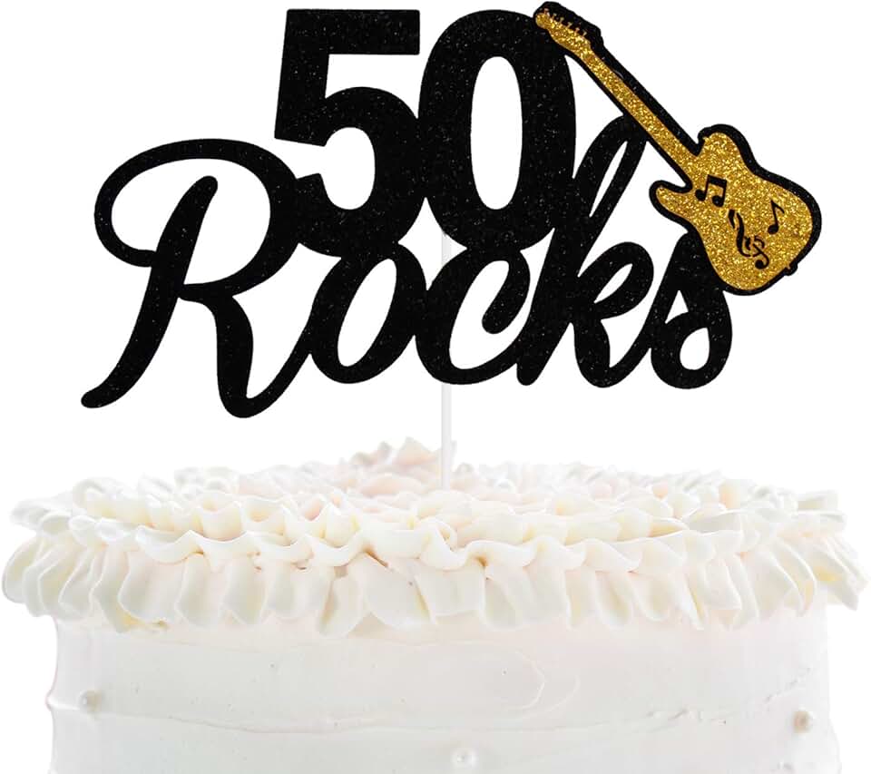 Amazon.com: 50th birthday cake toppers for men