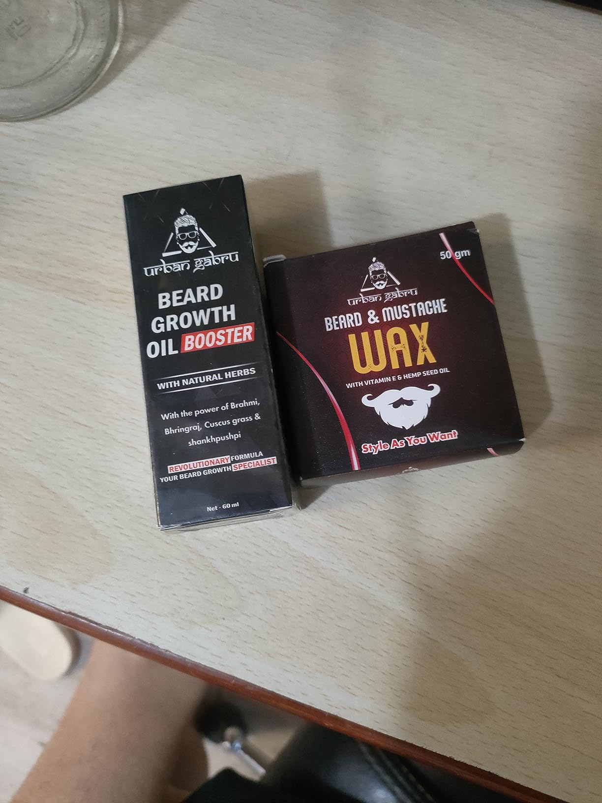 Urbangabru Combo - Beard Booster Oil (60 ML) Enriched with Natural ...