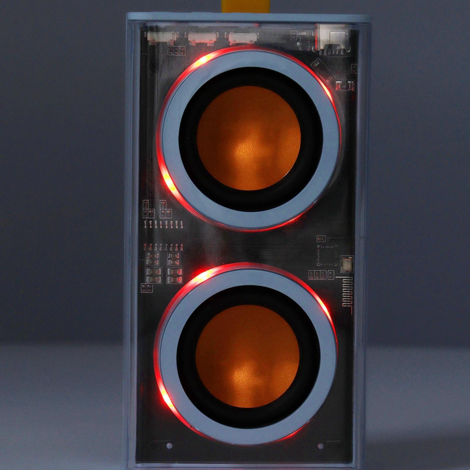 Amazon.com: Transparent Bluetooth Speaker with LED Colorful Lights ...