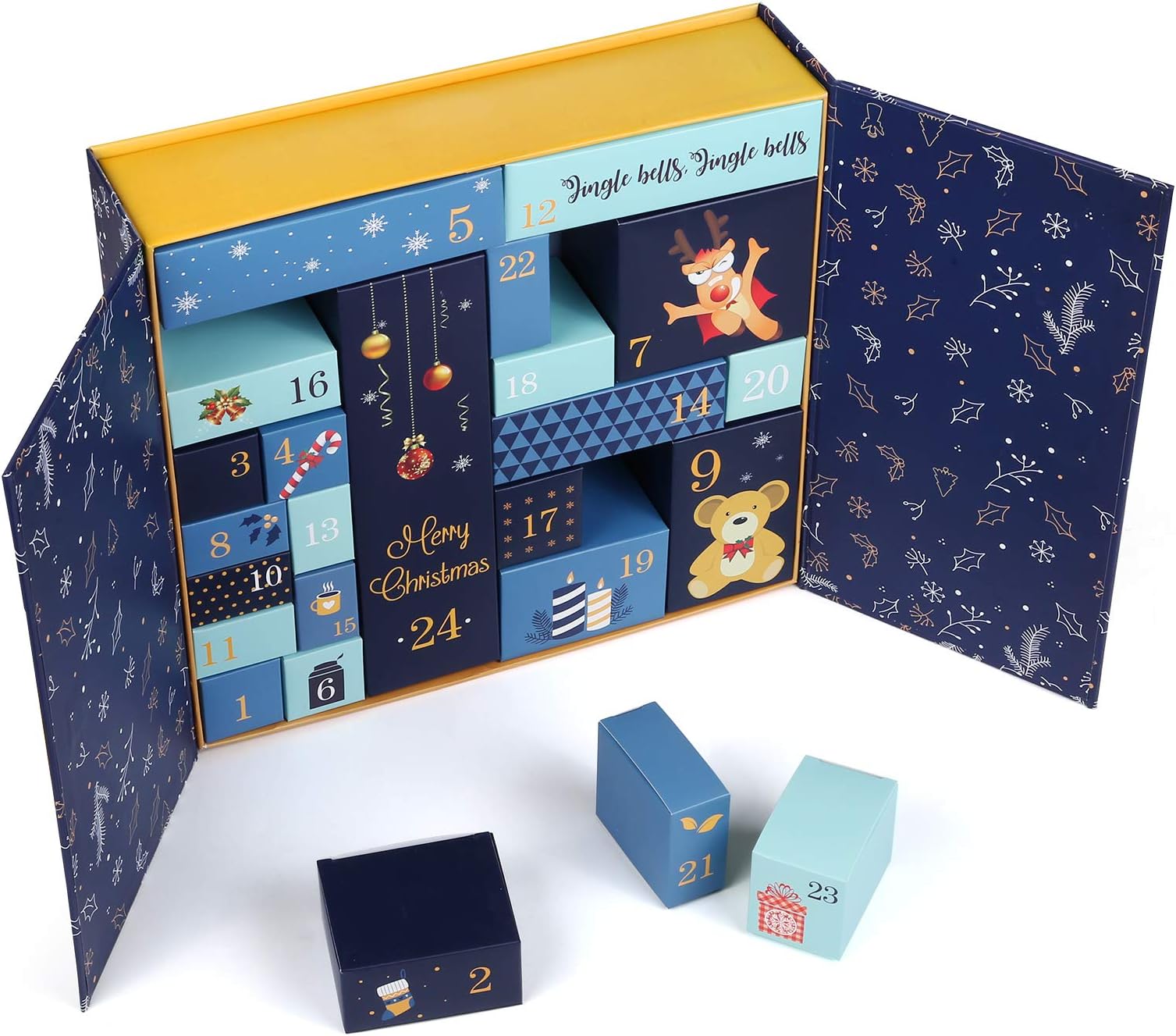 Gwhole Calendrier de l'Avent 2025 DIY, Boîtes à Remplir 24 Jours pour ...