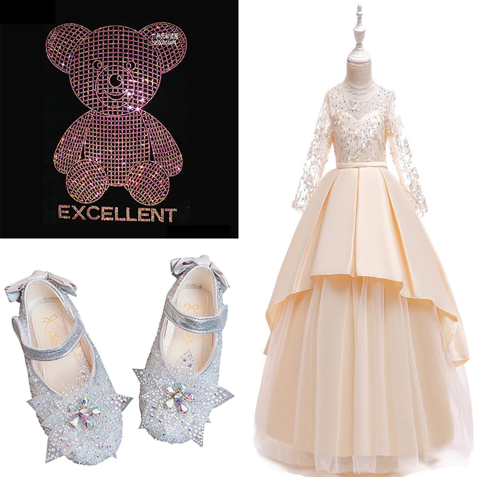 Snapklik.com : 2880PCS Hotfix Rhinestone Crystals, SS16 4mm Crystal AB ...