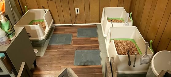 Amazon.com: Catit Litter Pan Mat, Gray : Pet Supplies