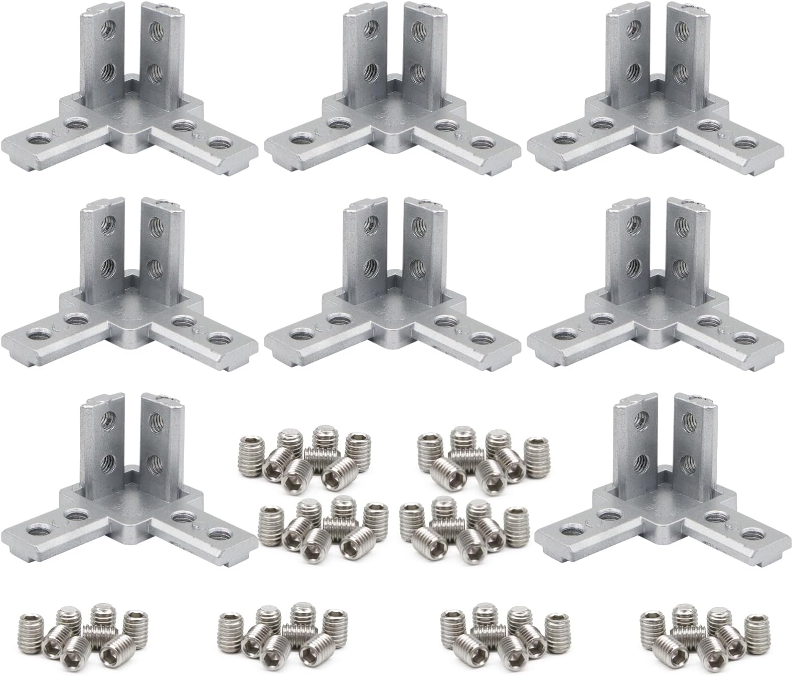 Amazon.com: BLCCLOY 8Pcs 3030 Series Aluminum Extrusion Profile Tri ...