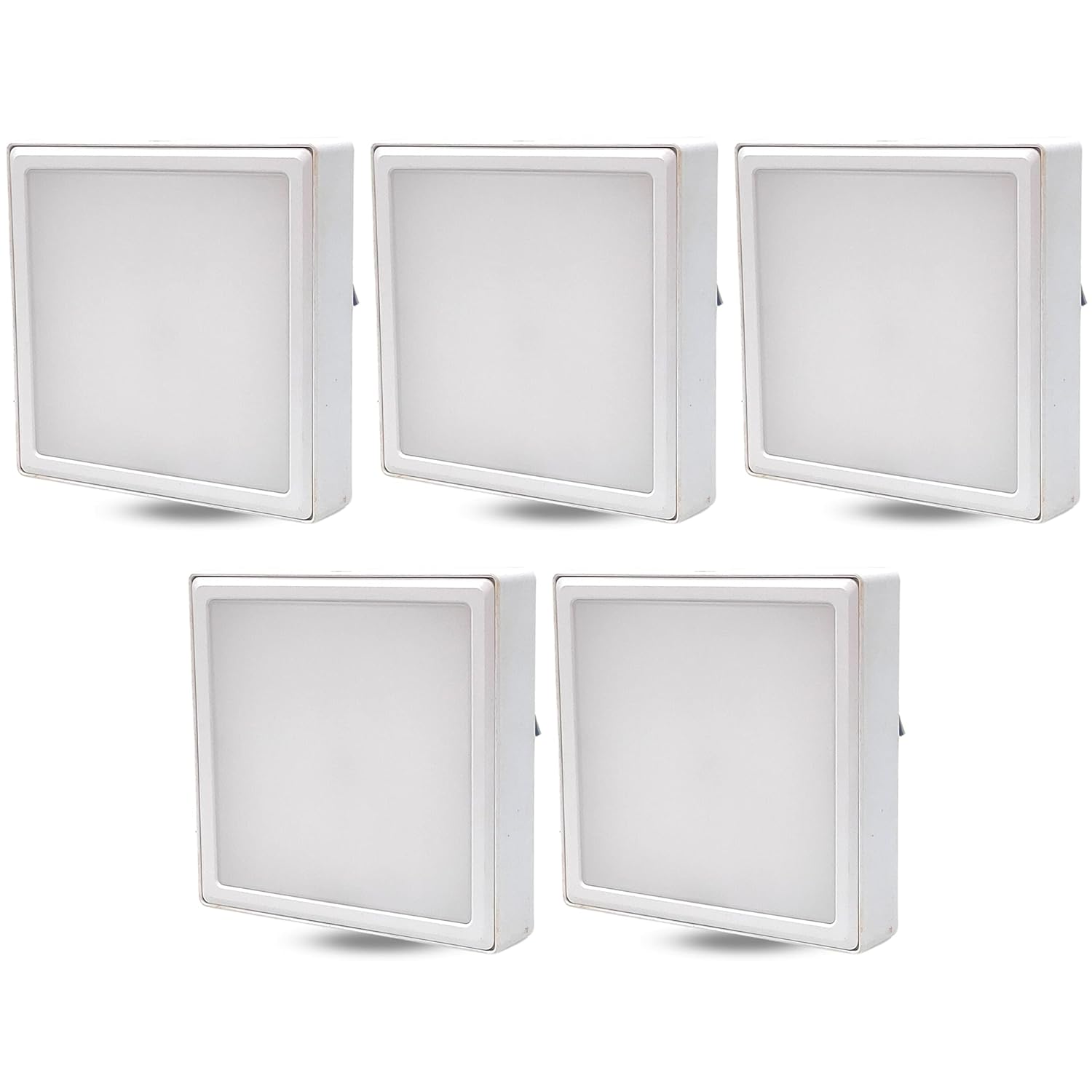 Buy D’Mak 22 Watt Square PC LED Surface Panel Ceiling Light, Poly Carbonate Powder Coated ...