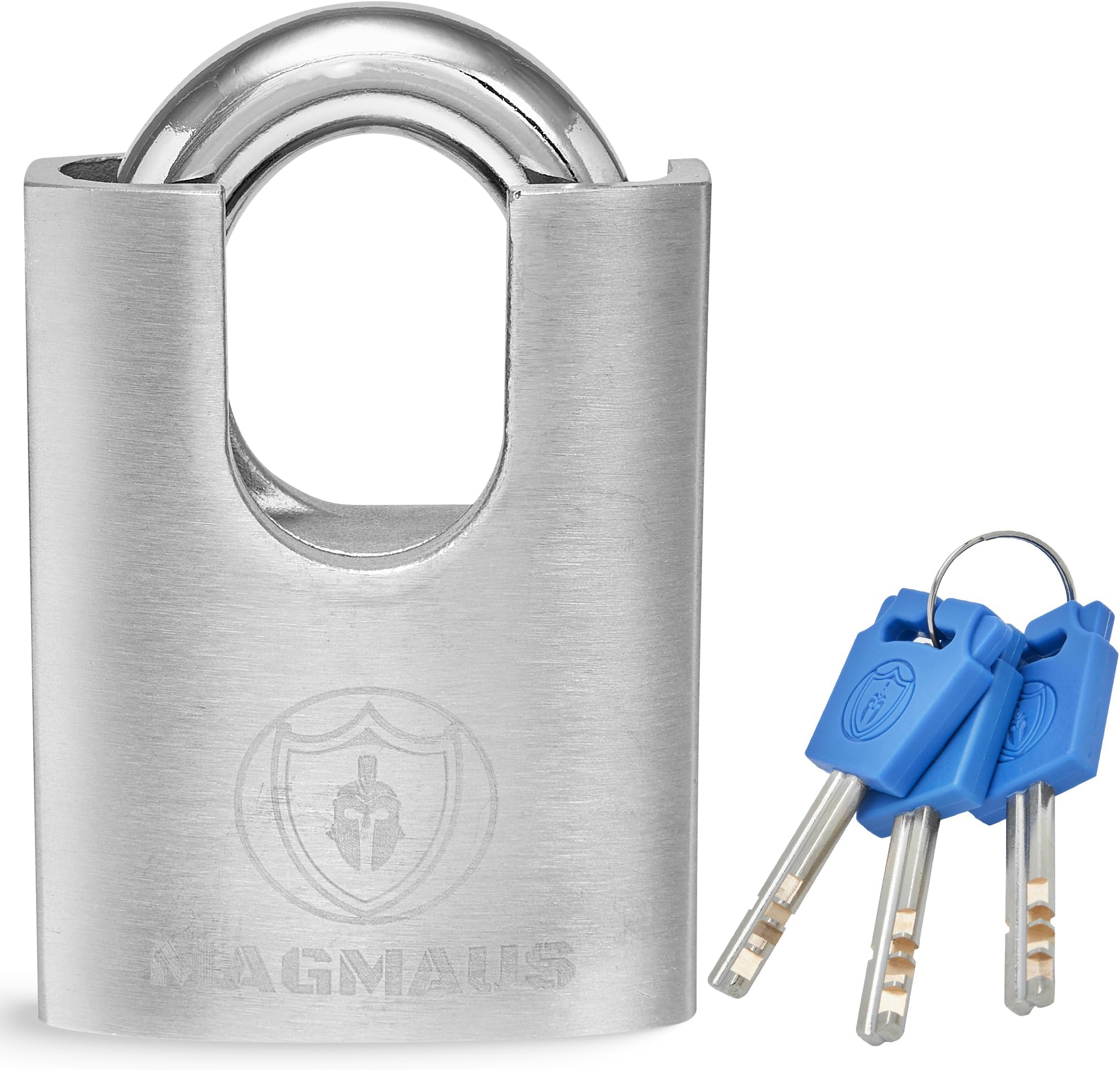 OKG Ultra Secure Stainless Steel Lock - 3 Keys, 2 Rods, Heavy Duty ...