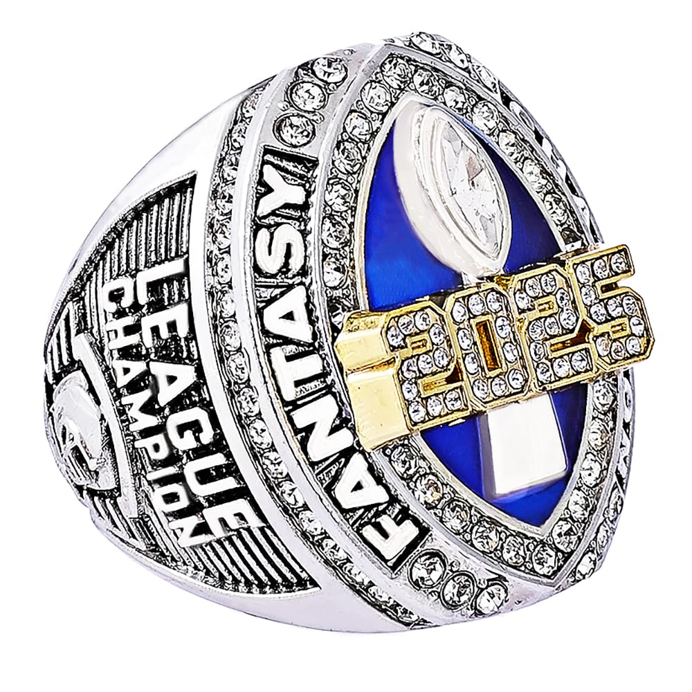 Snapklik.com : Noblehead 2025 Fantasy Football Championship Ring Heavy ...