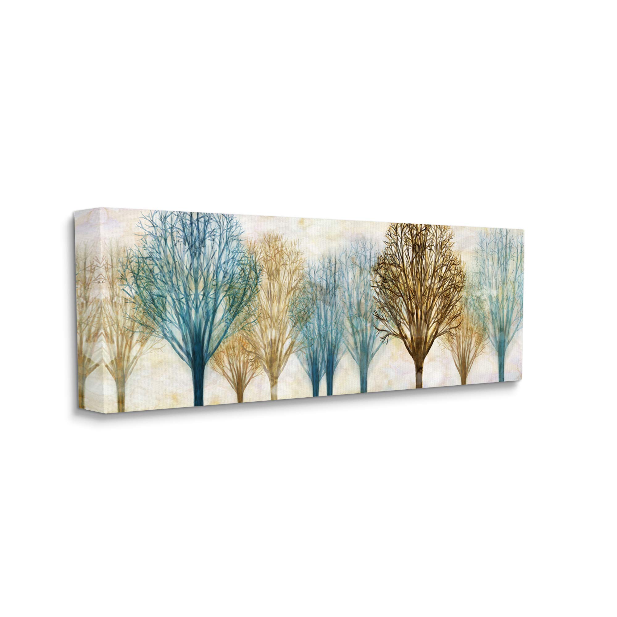 Stupell Industries Autumn Tree Forest Bare Branches Blue Brown, Design ...