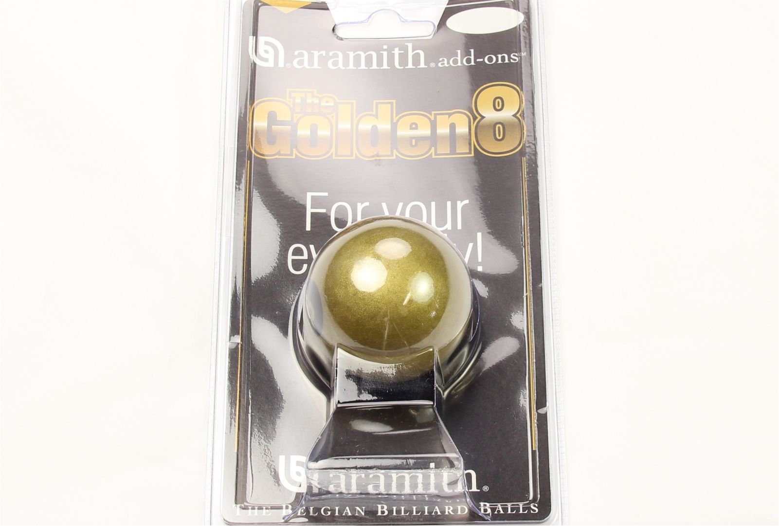 Exclusive 2 1/4 Inch Aramith Premier GOLDEN 8 BALL Single American Pool ...