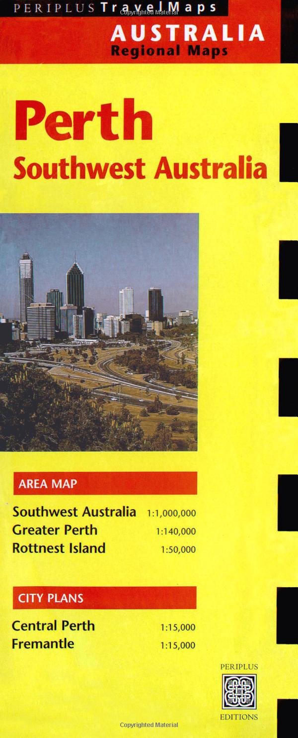 Amazon | Perth Travel Map 1st Edtion: Southwest Australia (Australia ...