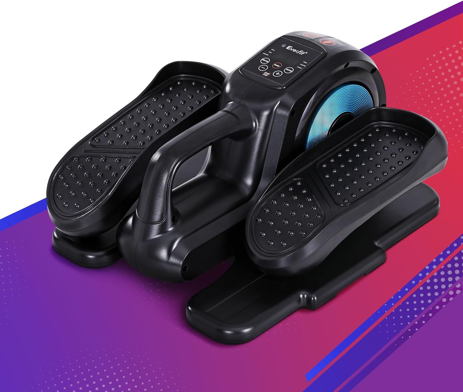 Everfit Mini Exercise Bike, 50W Pedal Exerciser Cross Trainer Stepper ...