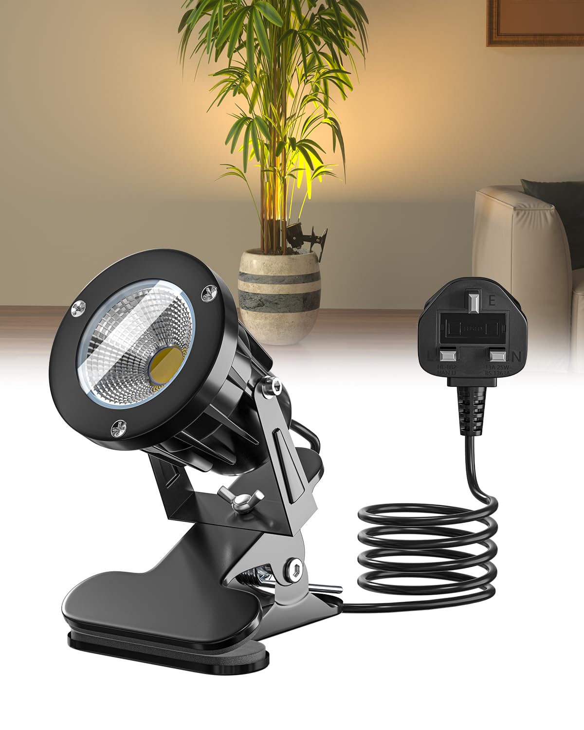 Indoor Plug In Spotlight