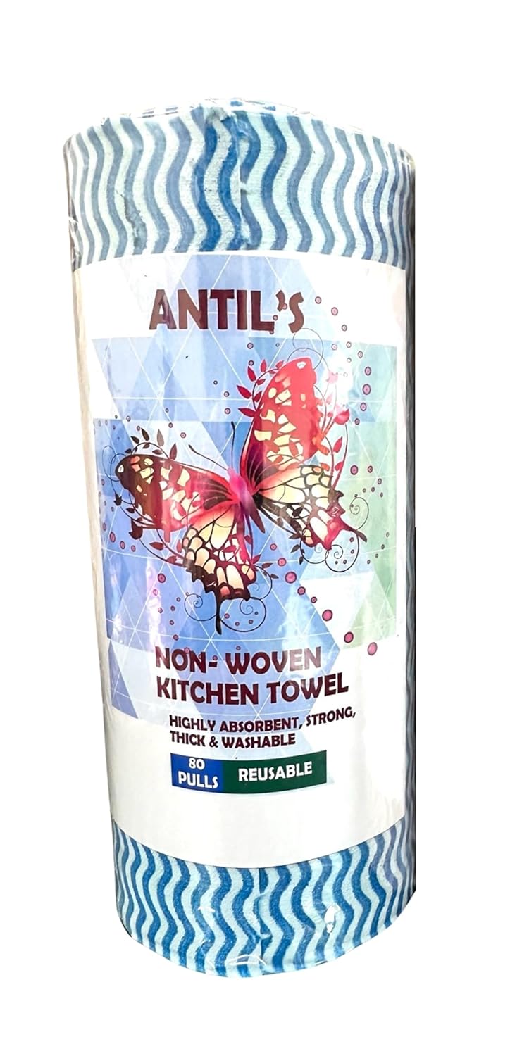 ANTIL'S Multipurpose Kitchen Roll/Tissue/Towel Washable & Reuseable Non ...