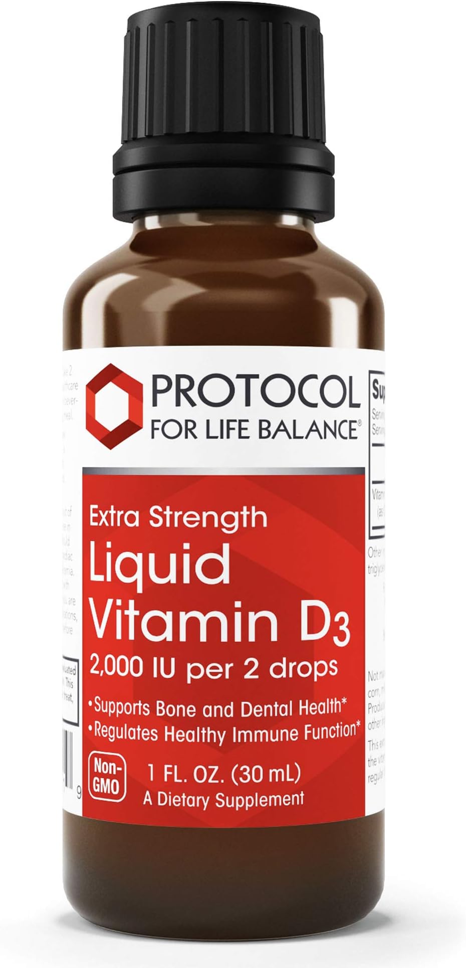 Amazon.com: Protocol Liquid Vitamin D3 2,000 IU - Extra Strength - Bone ...