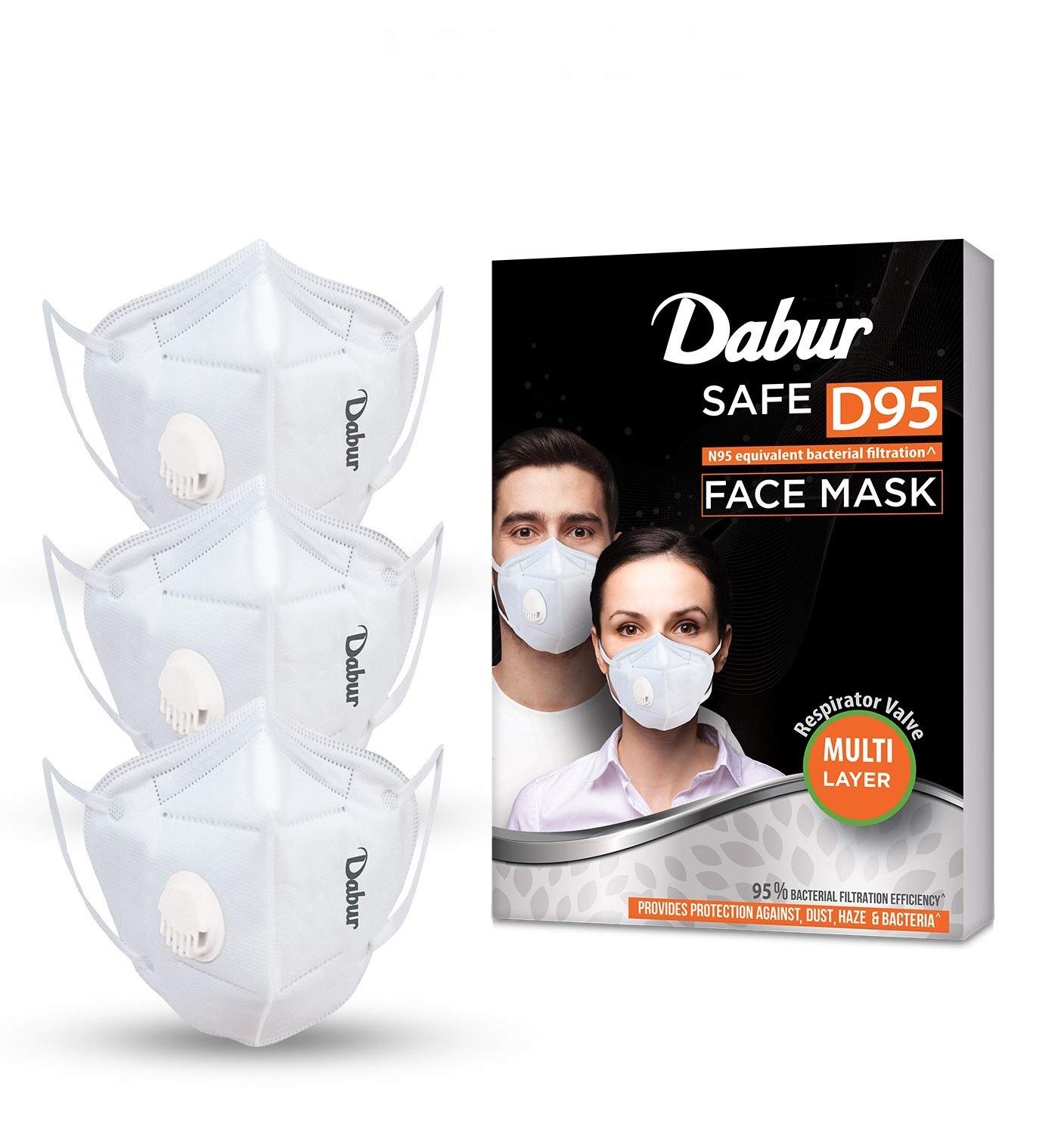 Dabur Safe D95 Face Mask (Pack of 3) : Amazon.in: Beauty