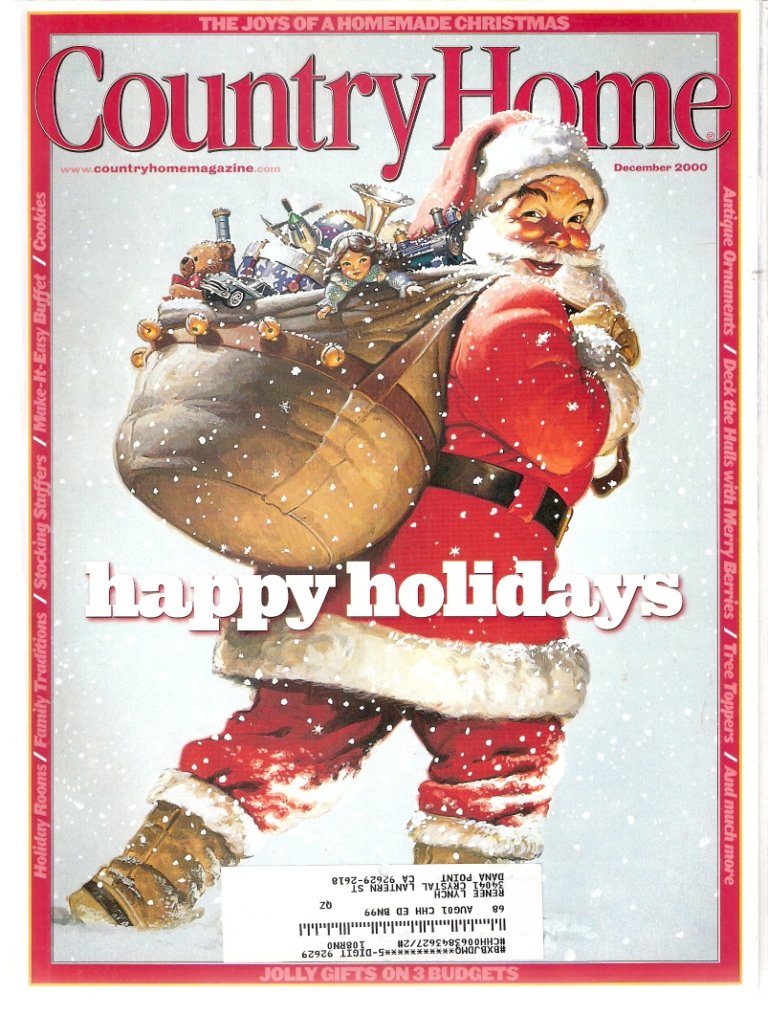 Country Home - December 2000 (Volume 22, Issue 8): Carol Sama Sheehan ...