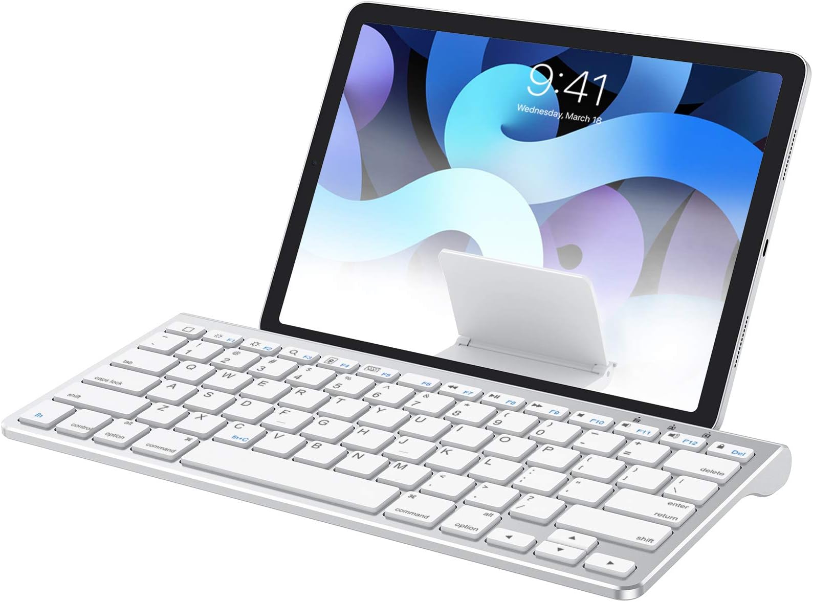 OMOTON Ultra-Slim Wireless Bluetooth Keyboard Compatible with All iPad ...