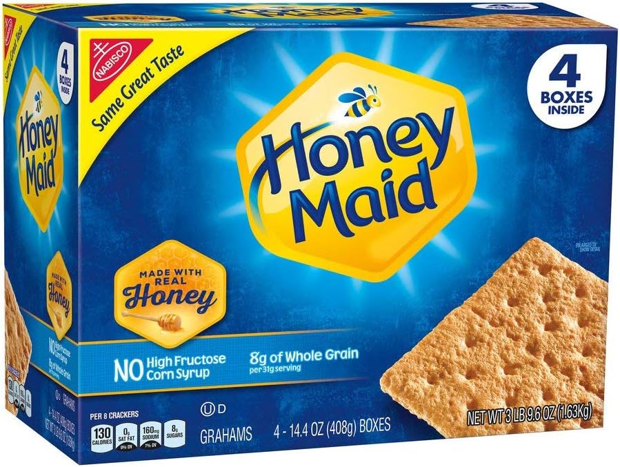 Amazon.com: Honey Maid Graham Crackers, 200 - .5 oz Snack Packs