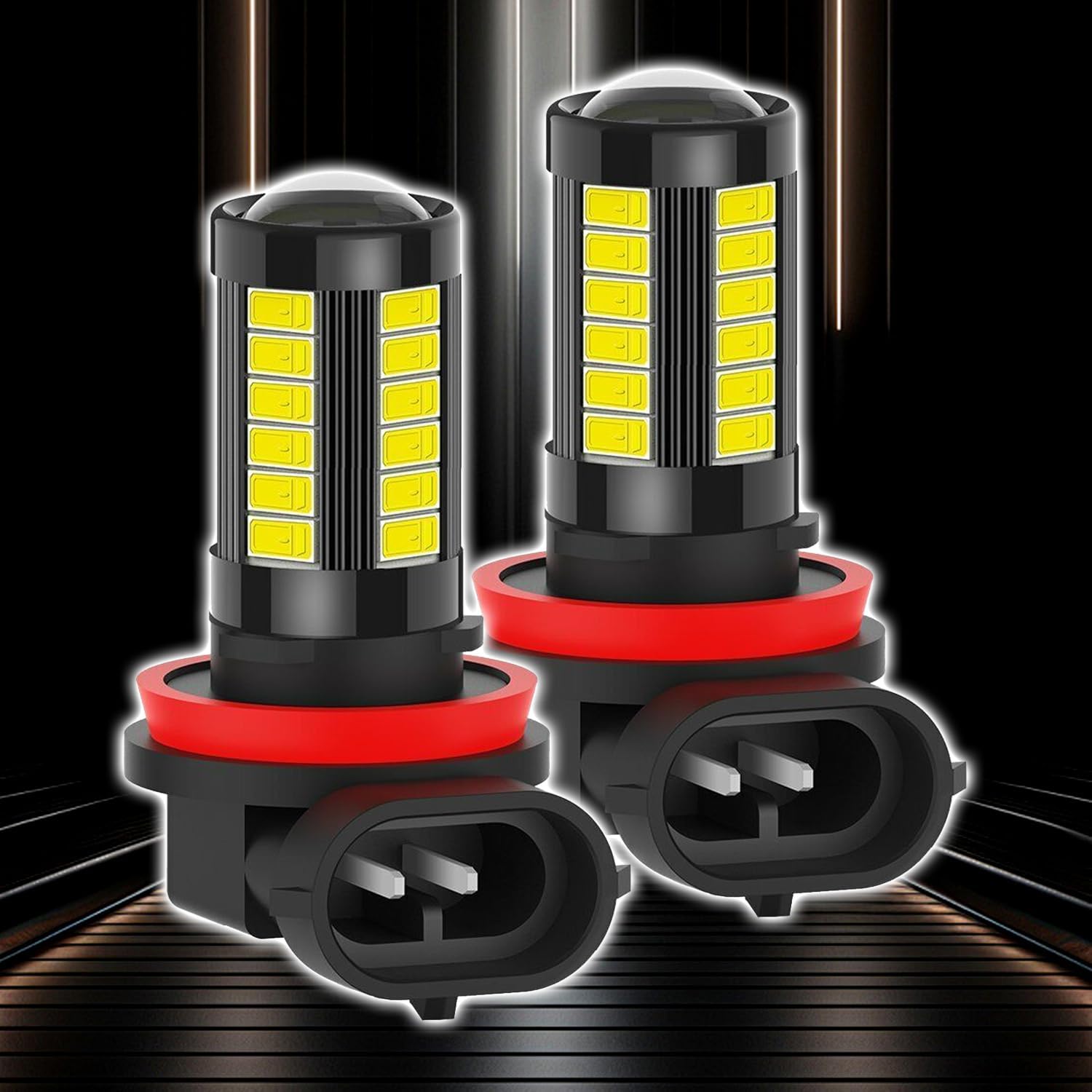 Amazon.com: SamWinGear 2PCS LED Fog Light Bulbs H11/H8 Headlight Bulb ...