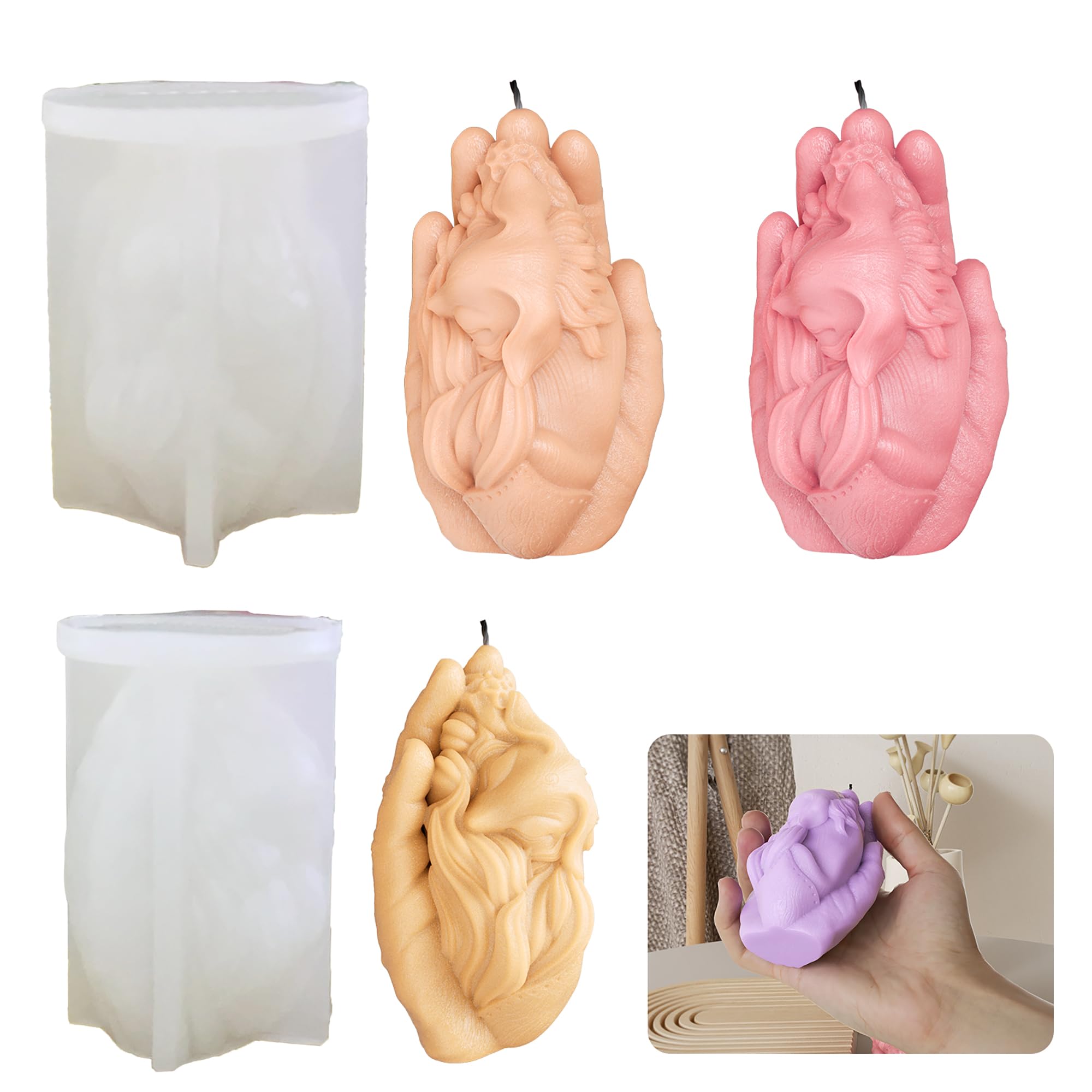 Snapklik.com : Fox In Hand Mold Fox Mold Hand Mold Animal Mold Hand Fox ...