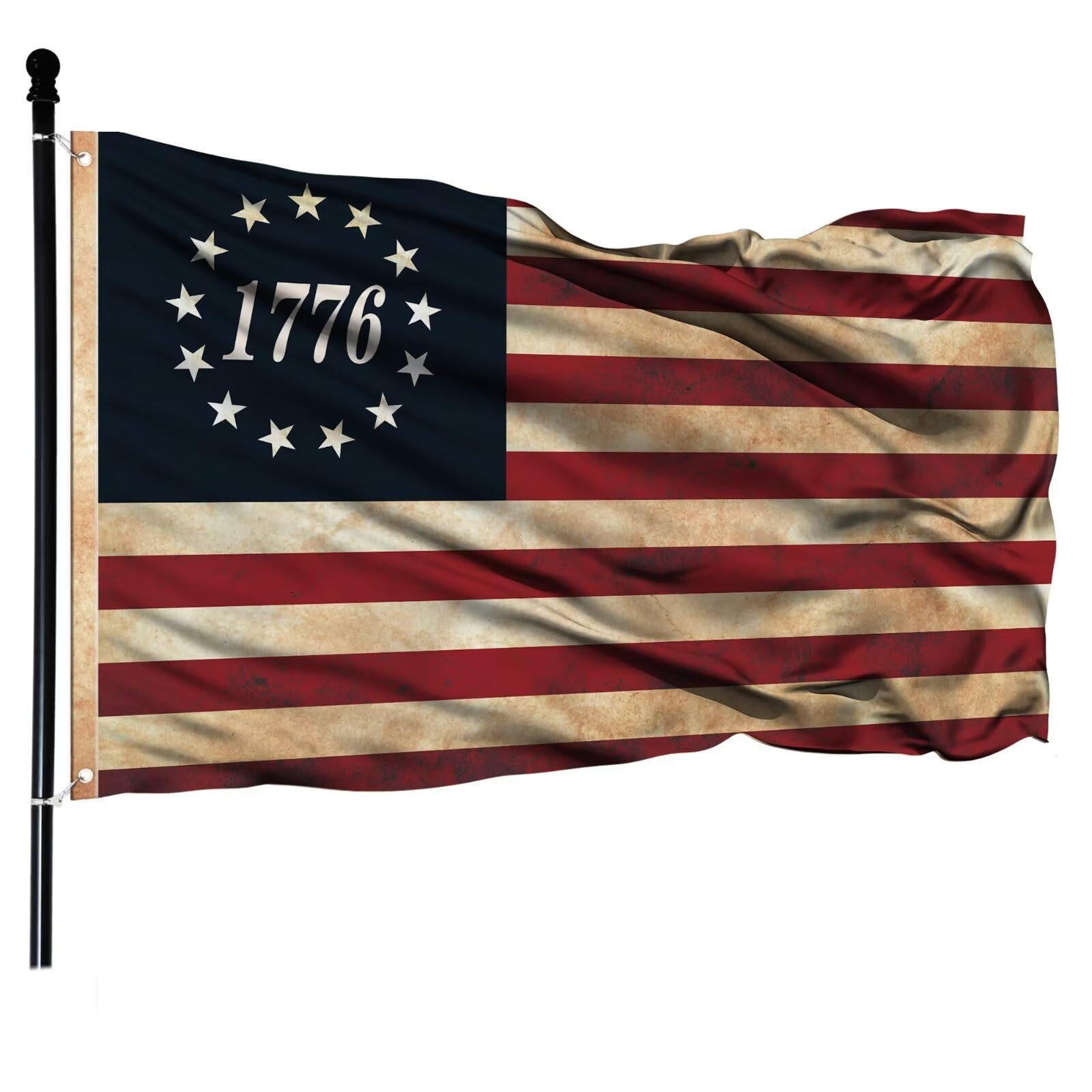 Amazon.com : FULAISMGS We The People 1776 Flag 3x5 FT Outdoor Vintage ...