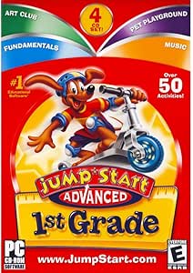 Amazon.com: Jumpstart Advanced 1st Grade 2.0 Age Rating:5 - 7 ...