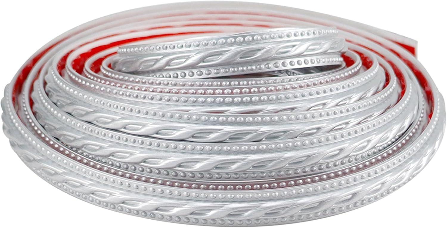 Amazon.com: Flexible Molding Trim Wall Trim, 16.4 Feet Self Adhesive ...