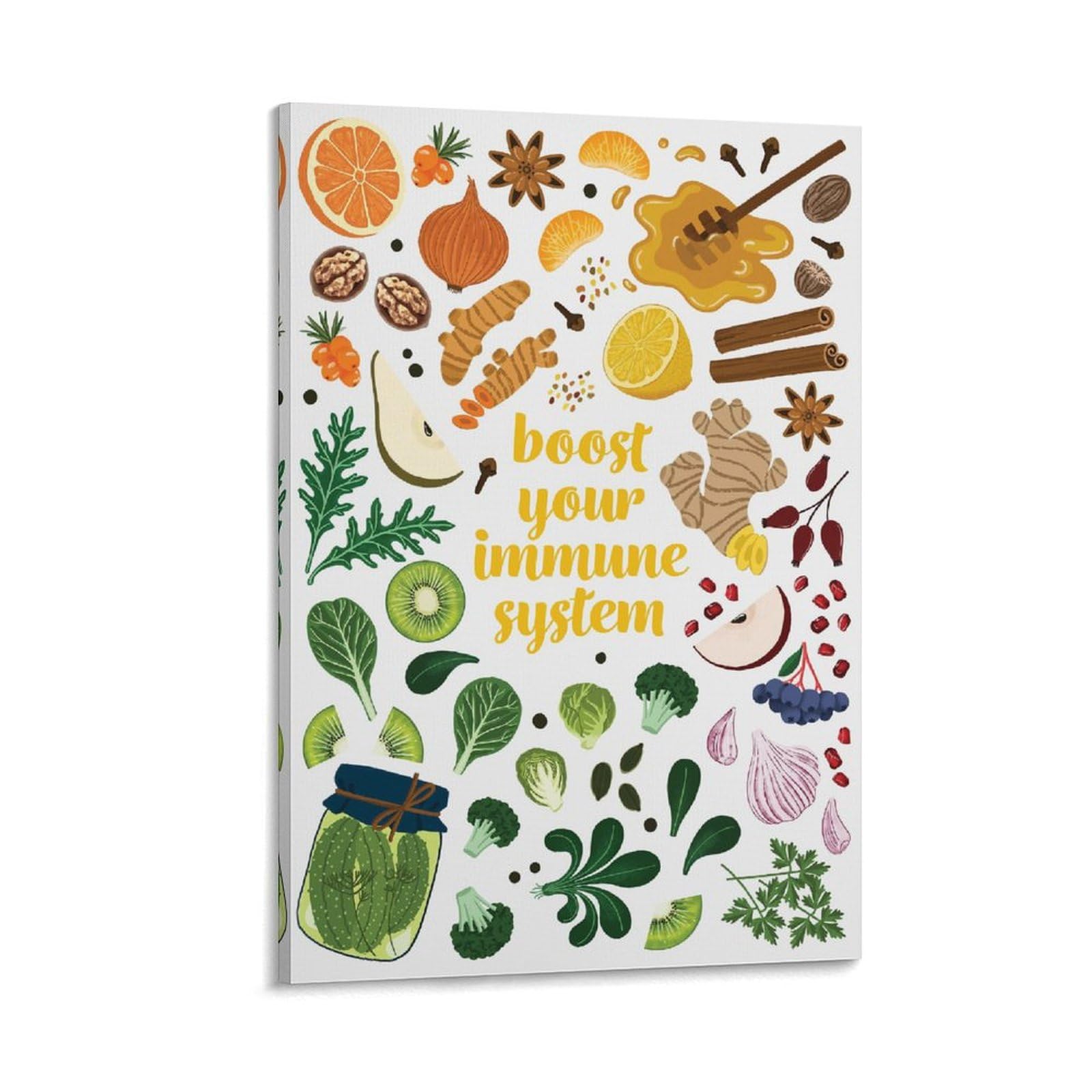 Amazon.com: Immune System Support Nutrition Poster – Winter, Spring ...