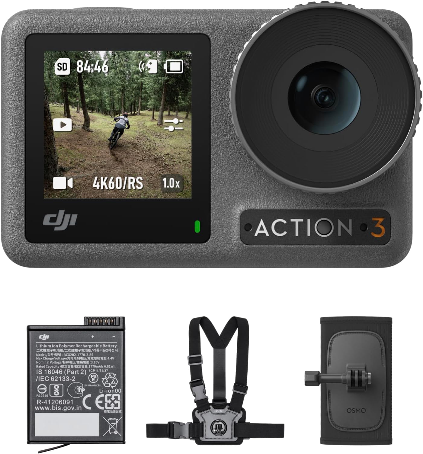 Amazon.com : DJI Osmo Action 5 Pro Essential Combo, Waterproof Action ...