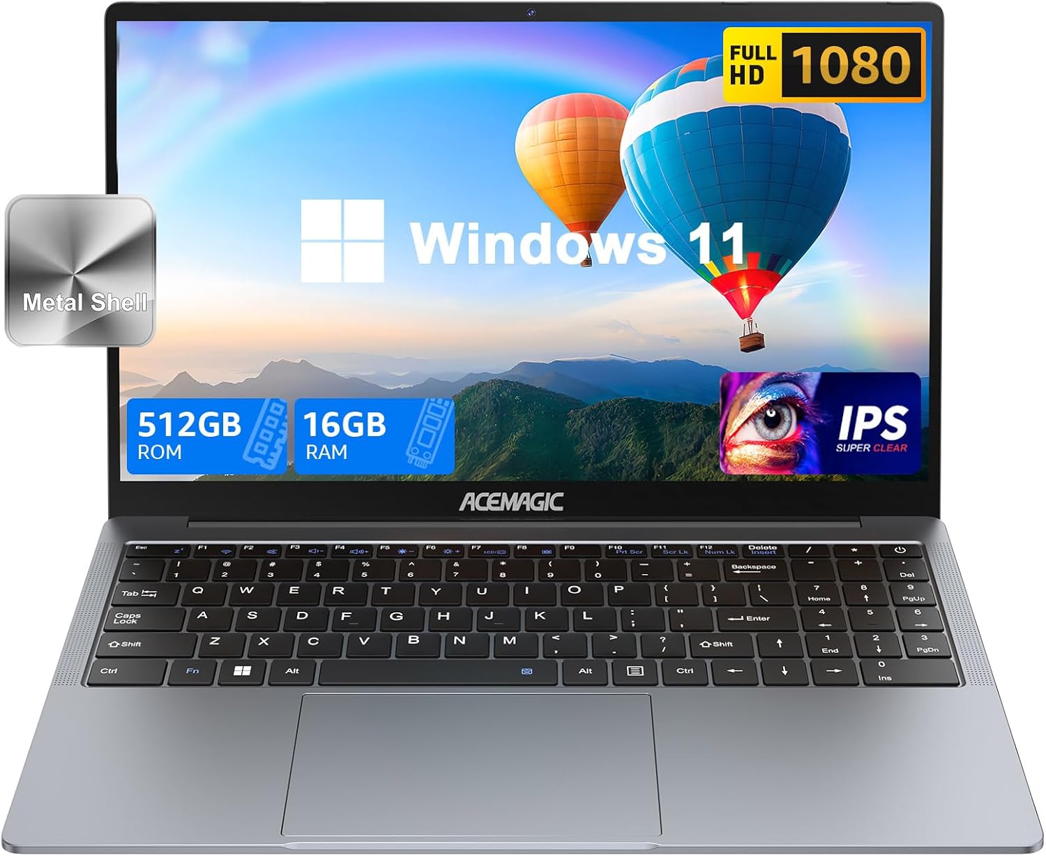 Amazon.com: ACEMAGIC Laptop Computer 15.6 FHD 12th Alder Lake N95(Up to ...