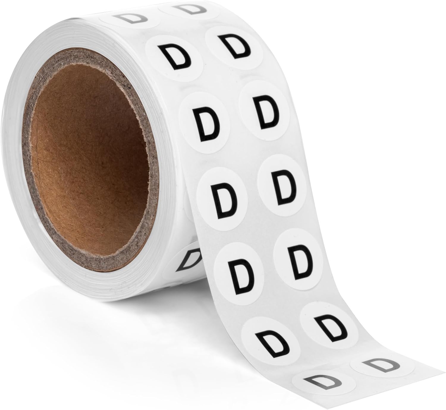 Amazon.com : 1000pcs Letter D Stickers, 0.5" Letter Sticker Dot Labels ...