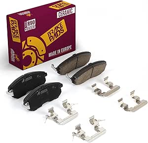 Amazon.com: Metrix Premium Chassis Parts - Front Ceramic Disc Brake Pad ...