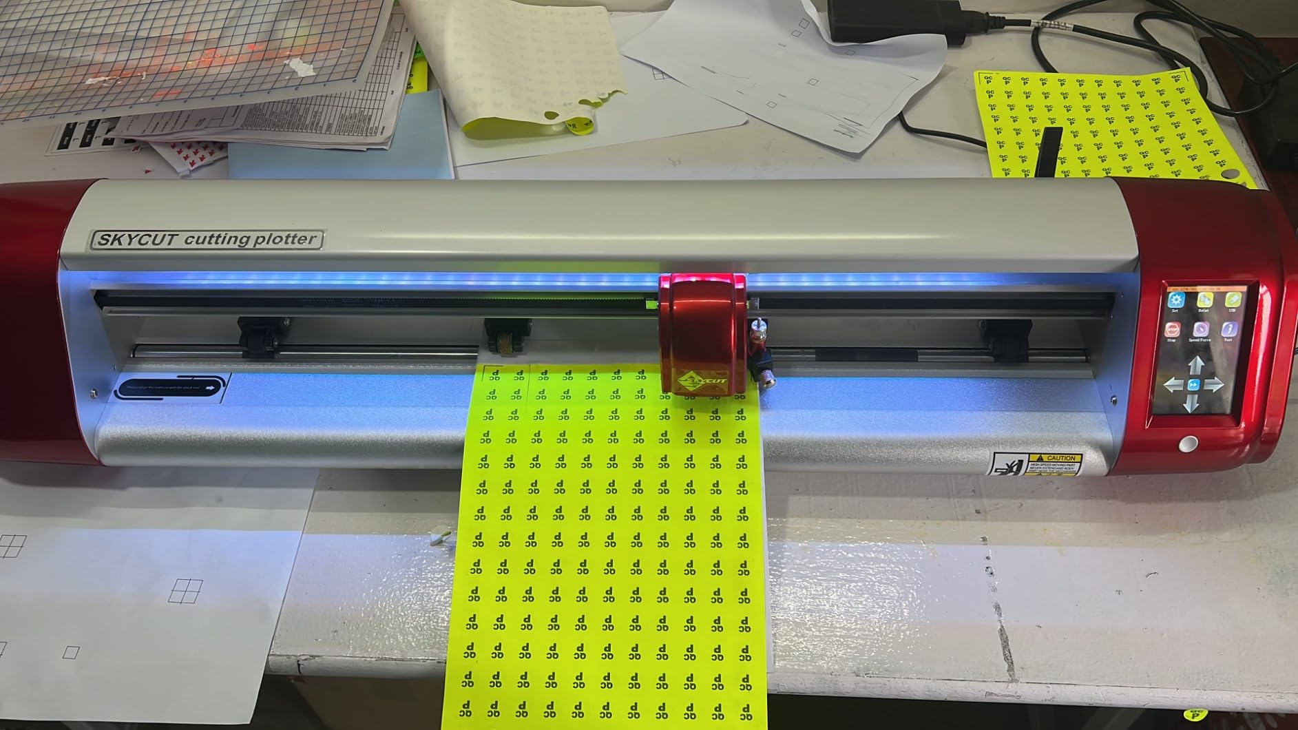 SKYCUT C24(24inch) Cutting Plotter Heat transfer Vinyl, Countor Cutting ...