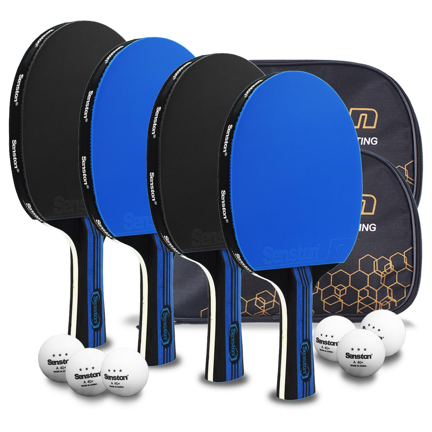 Snapklik.com : Senston Ping Pong Paddles Family Entertainment 4-Pack ...