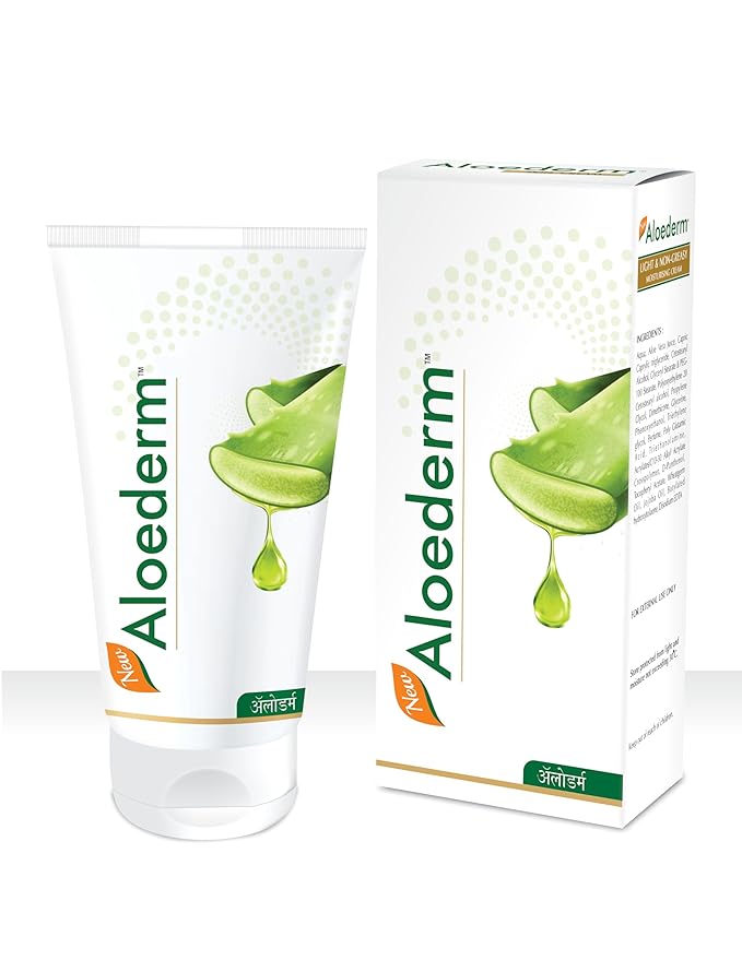 Aloederm Skin Cream For Treating Dry Skin, Cold Processed Aloevera ...
