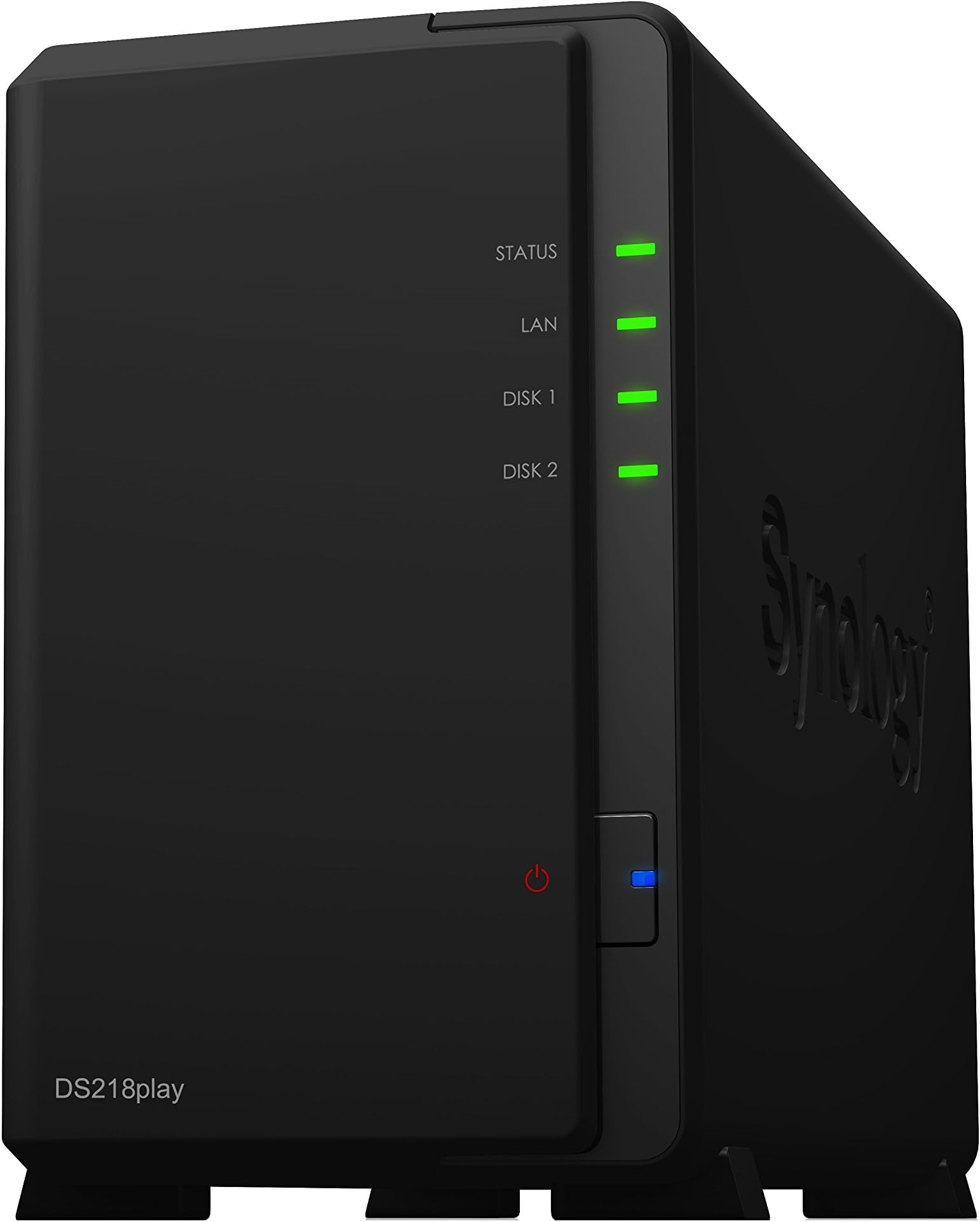 Synology DS218PLAY/16TB-RED 16TB 2 Bay Desktop NAS-Einheit: Amazon.de ...