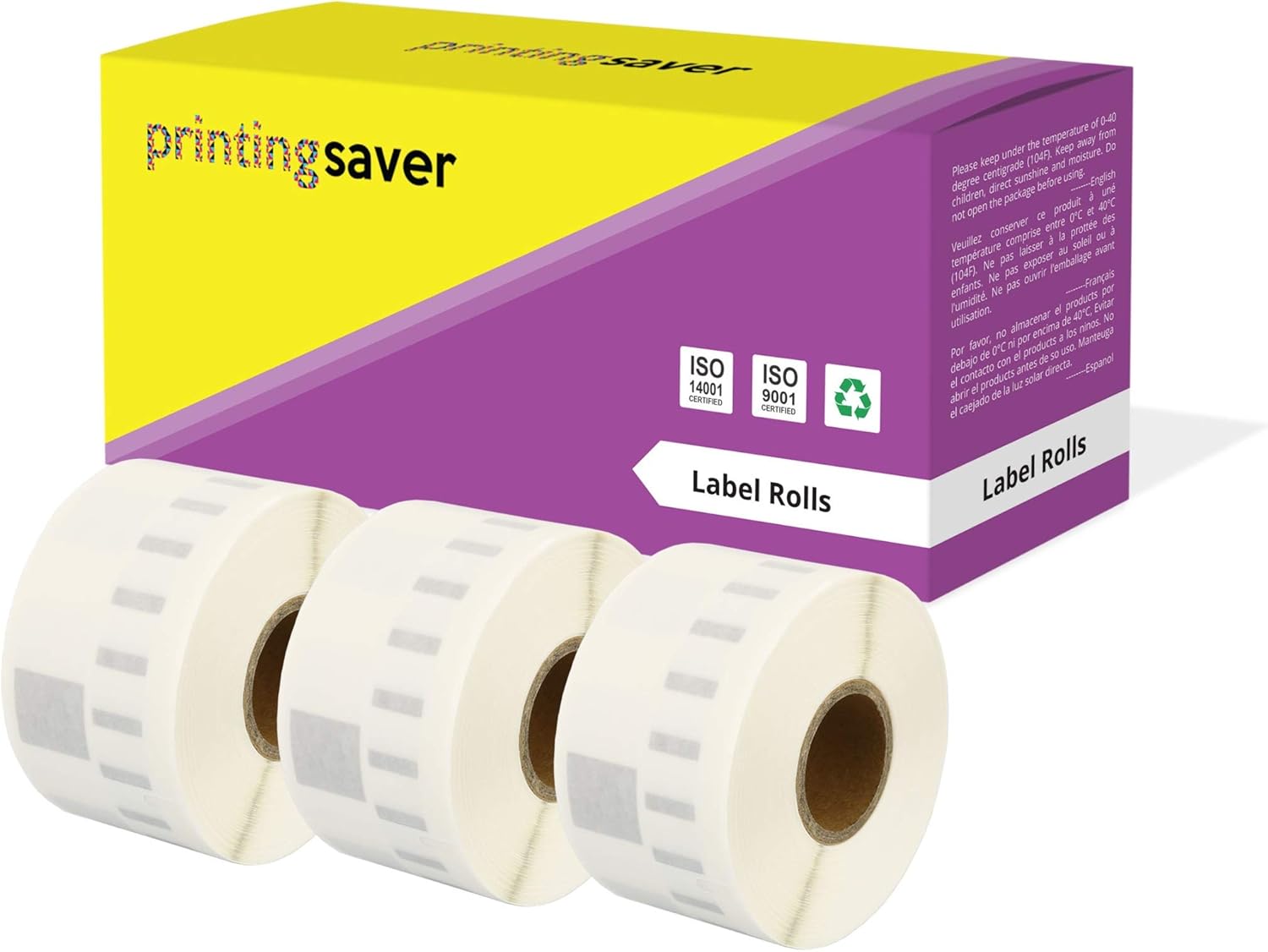 Printing Saver 3X 99013 36 x 89 mm Compatible Clear Address Labels ...