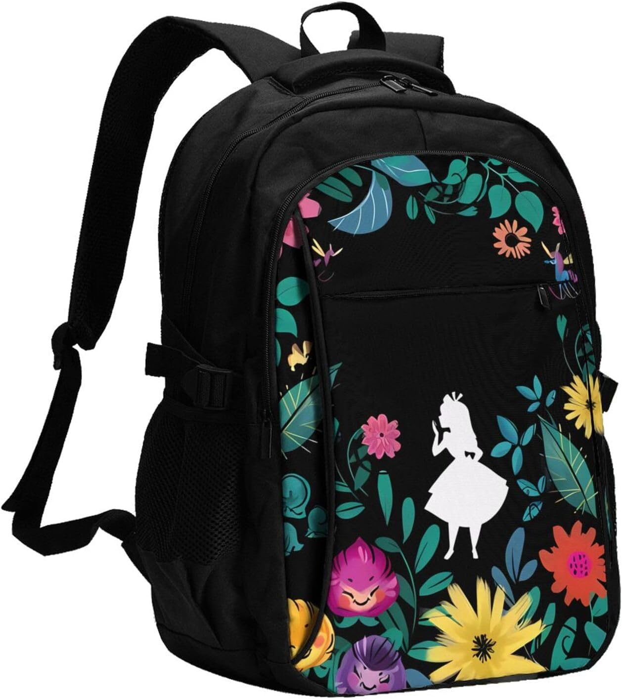 Amazon.com | AVIMSRTUG Alice Fairy Cartoon Backpack Wonderland Large ...