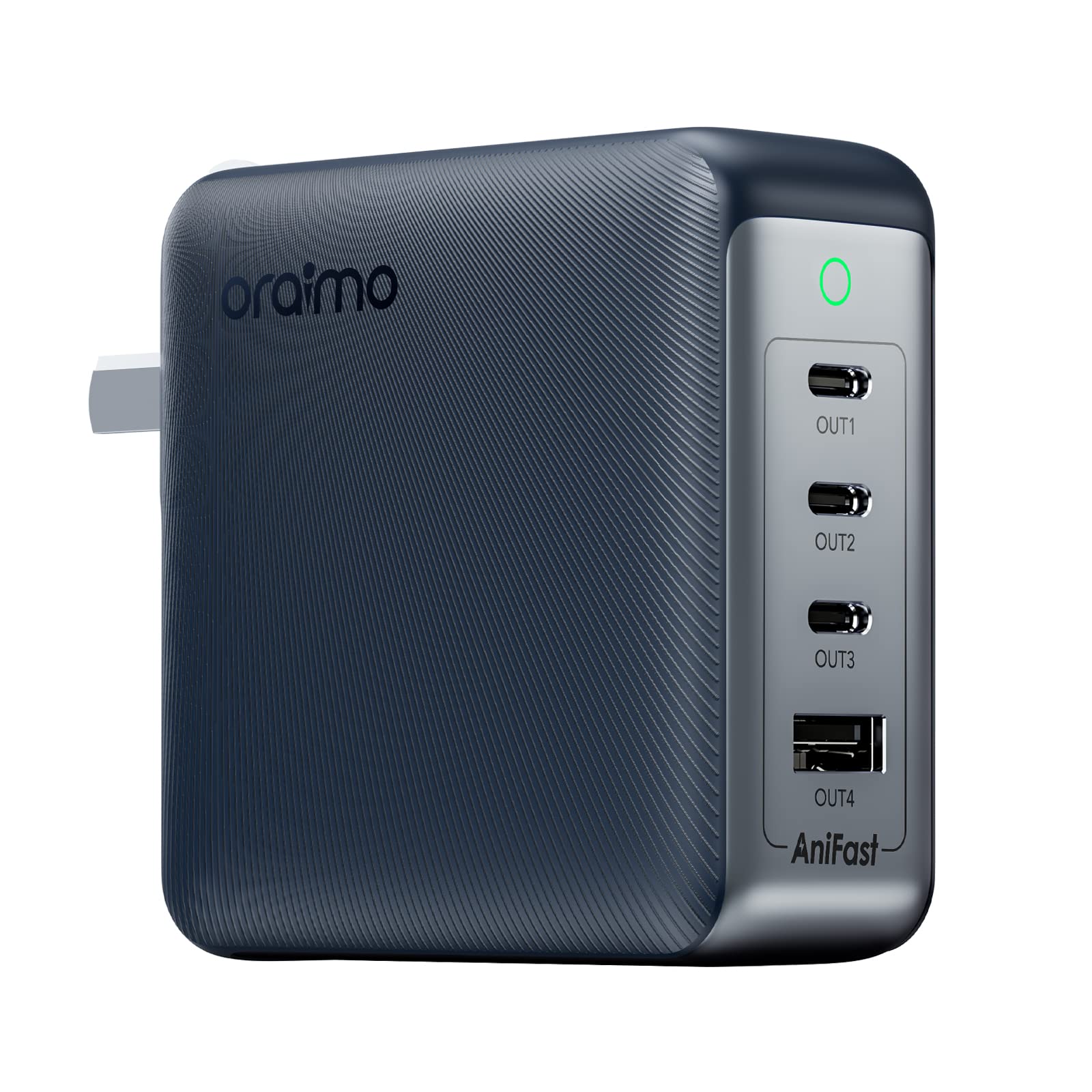 120W USB C Charger, oraimo Fast Charger Type C (HyperGaN), 4-Port PD ...