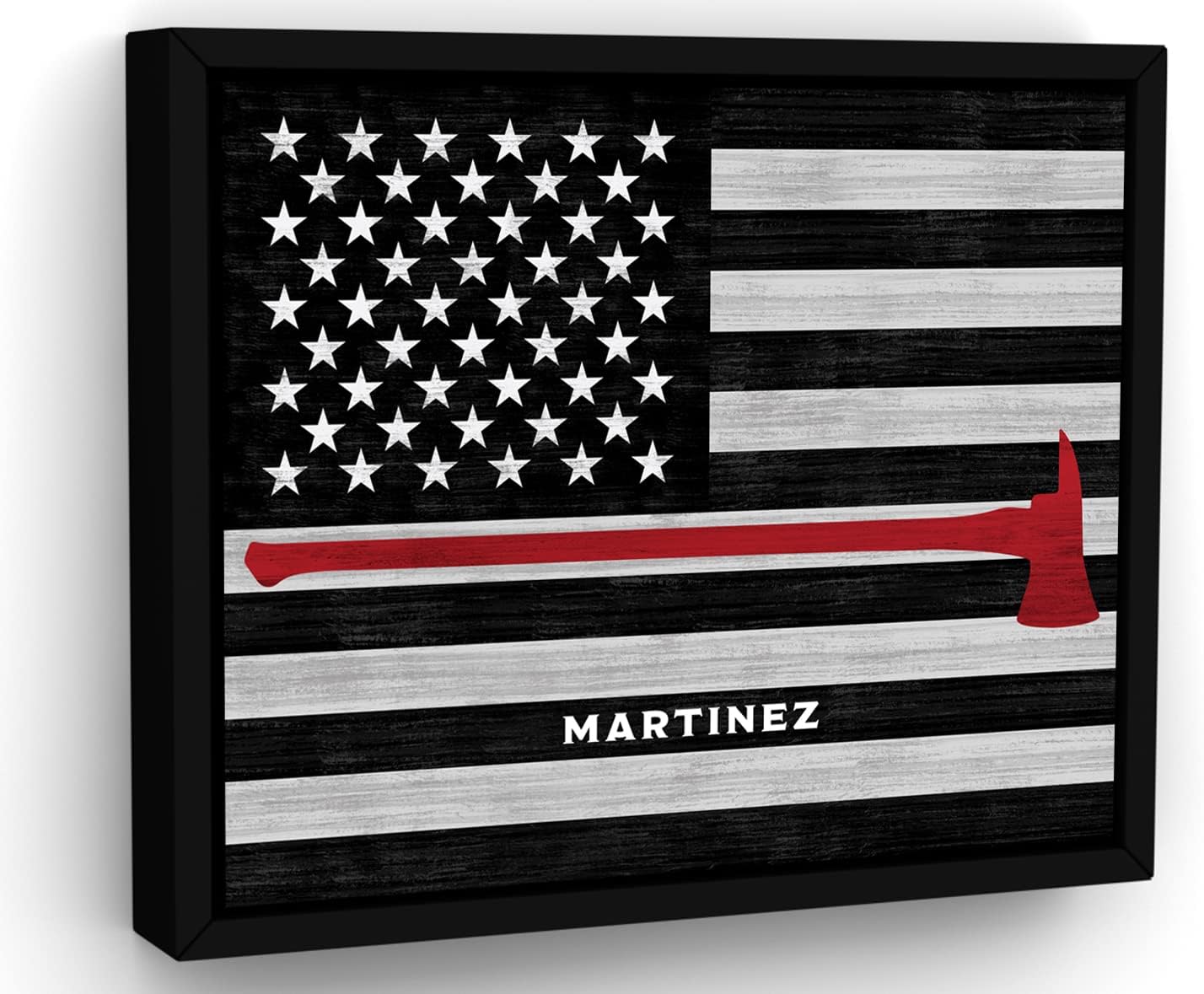 Amazon.com: Pretty Perfect Studio Custom Thin Red Line Fire Department ...