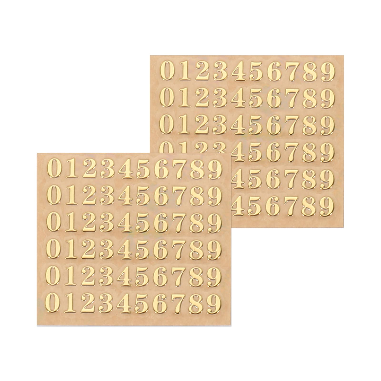 Amazon.com: MECCANIXITY 2 Sheets Number Resin Stickers 3D Small 1 to 9 ...
