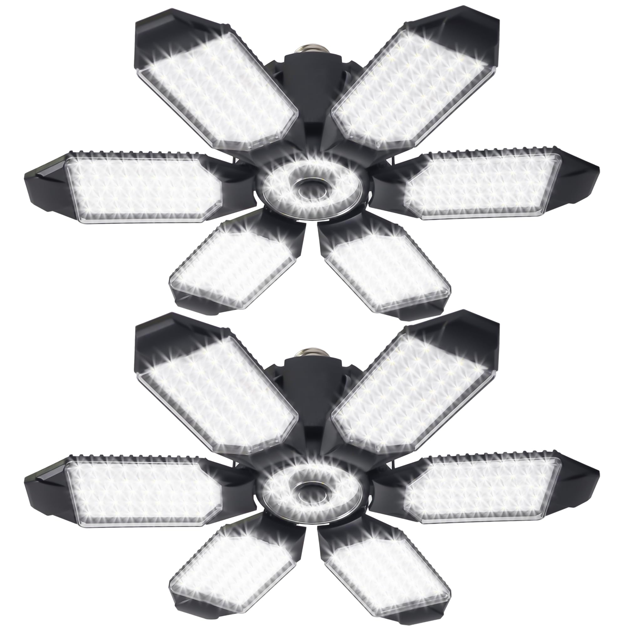 LED Garage Light 2Pack, 200W 20000LM 6500K Daylight LED Garage Ceiling ...