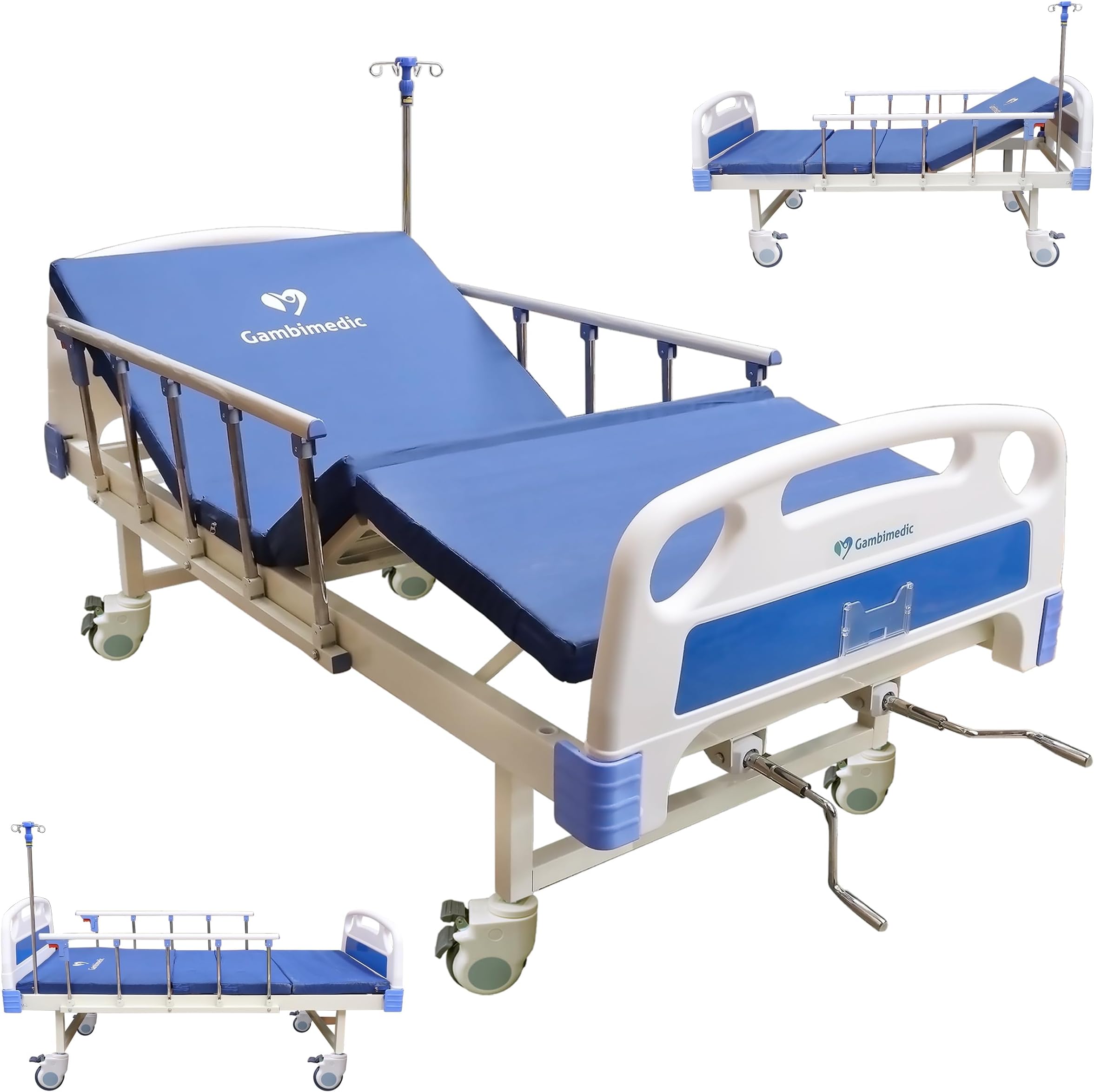 Gambimedic Cama Hospital Manual 5 Funciones Baño Integrado Cama ...