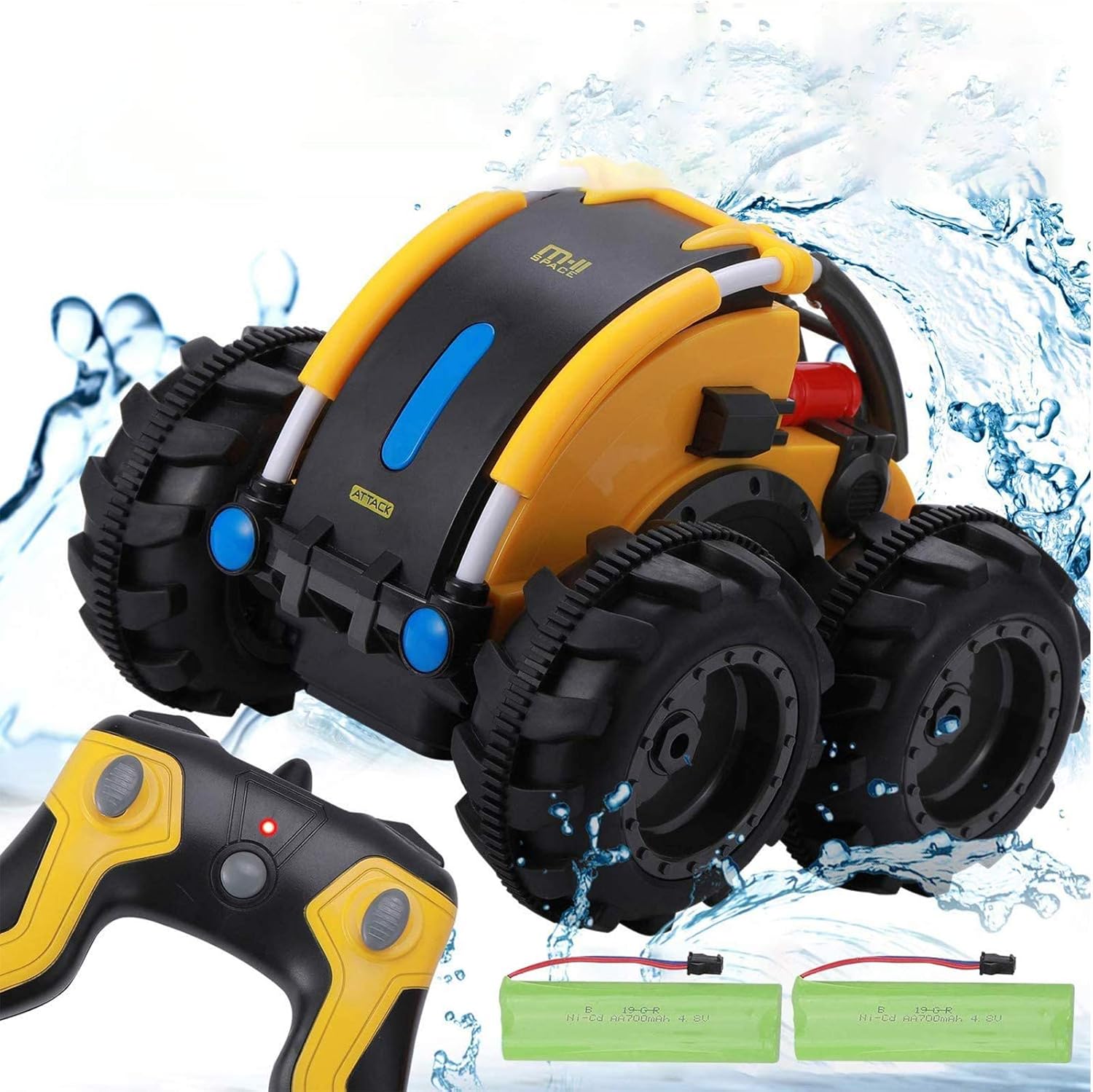 Apsung Remote Control Car, 1/24 Scale Amphibious Vehicle for Kids 2 ...