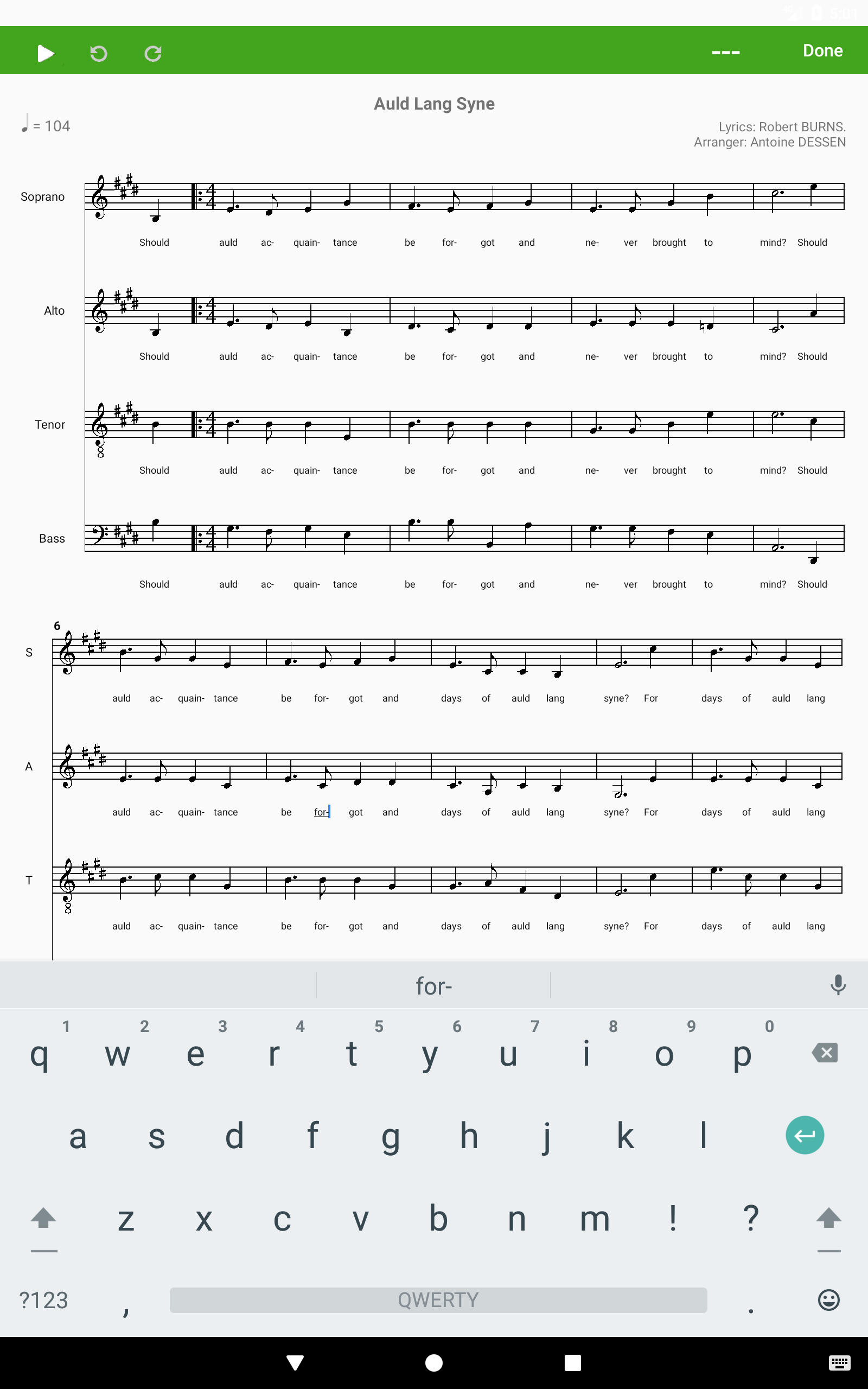 Score Creator: write/compose song, edit sheet music - App on Amazon ...
