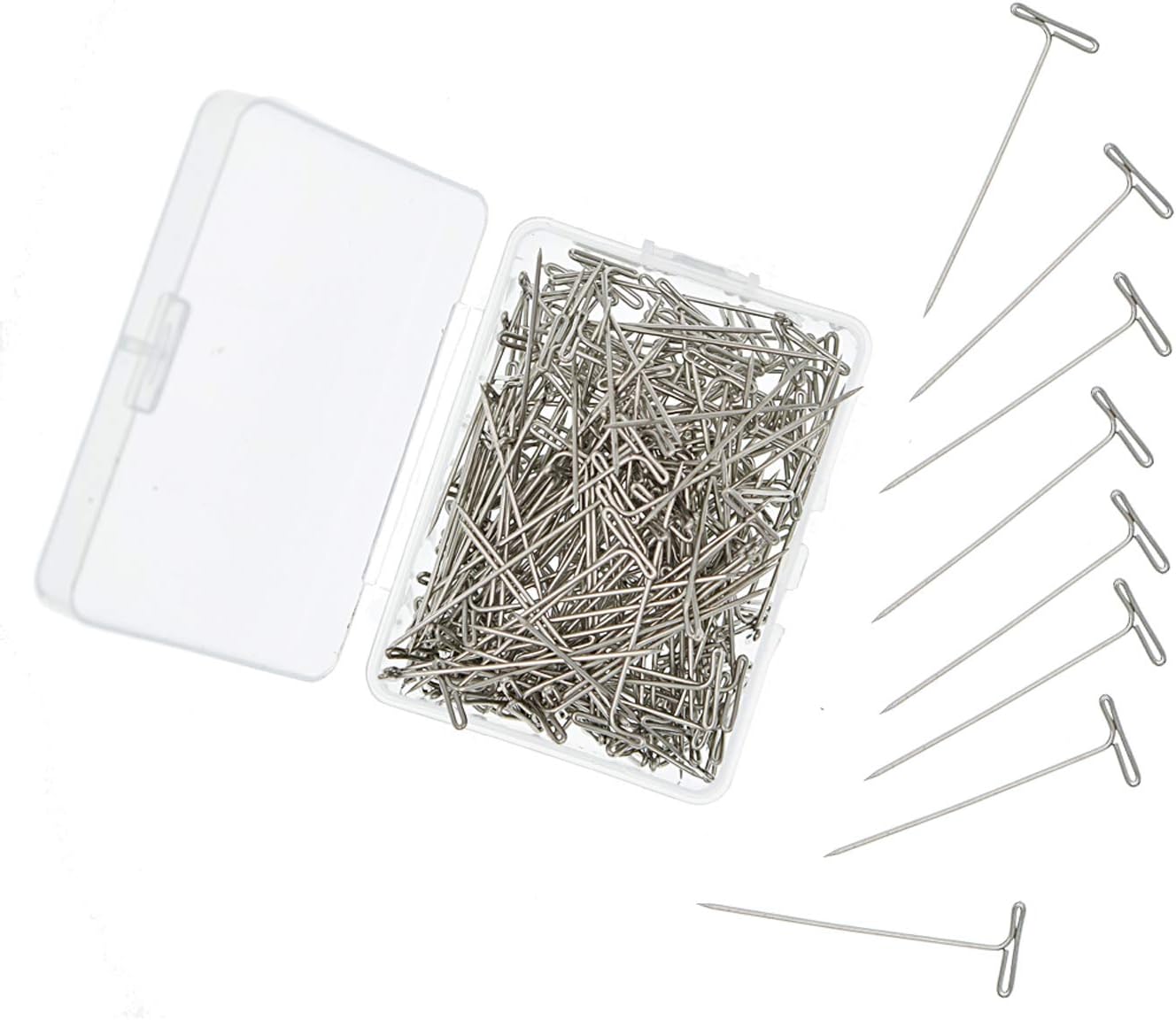 Amazon.com : Business Source 32350-T-Pins, 1-1/2-Inch, Silver, 100/Box ...