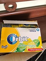 Orbit Sugar Free Chewing Gum, Lemon and Lime, 140g (Pack of 20 ...