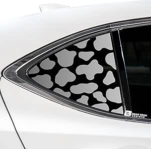 Amazon.com: BOGAR TECH DESIGNS Precut Quarter Window Animal Cow Print ...