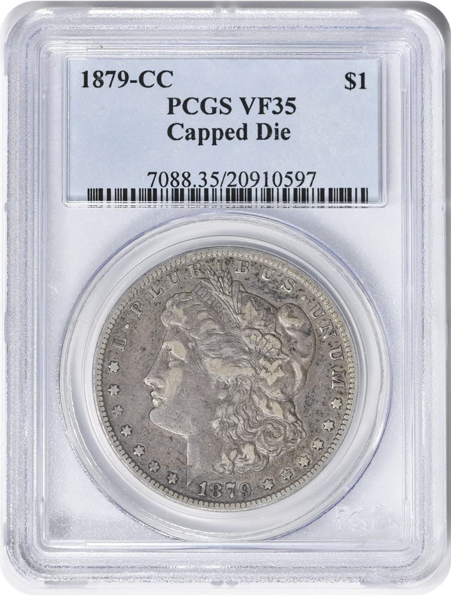 1879 CC Morgan Capped Die Dollar PCGS VF35 at Amazon's Collectible Coins Store